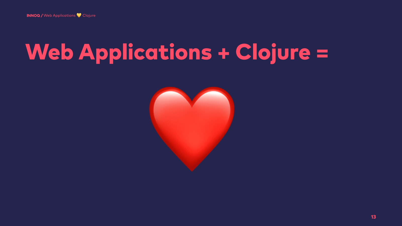 GOTO Night: Web Applications in Clojure – INNOQ