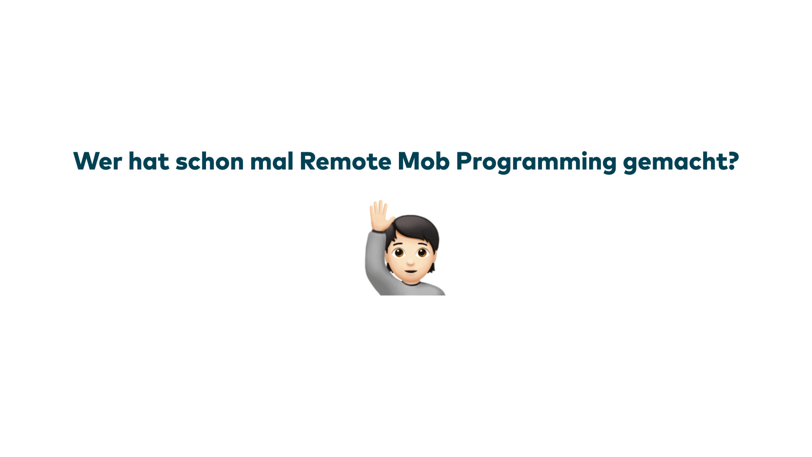 Remote Mob Programming - Die besondere Art des Teamworks – INNOQ