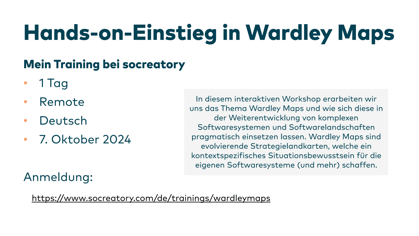 Wardley Maps für alle, die an Software arbeiten – INNOQ