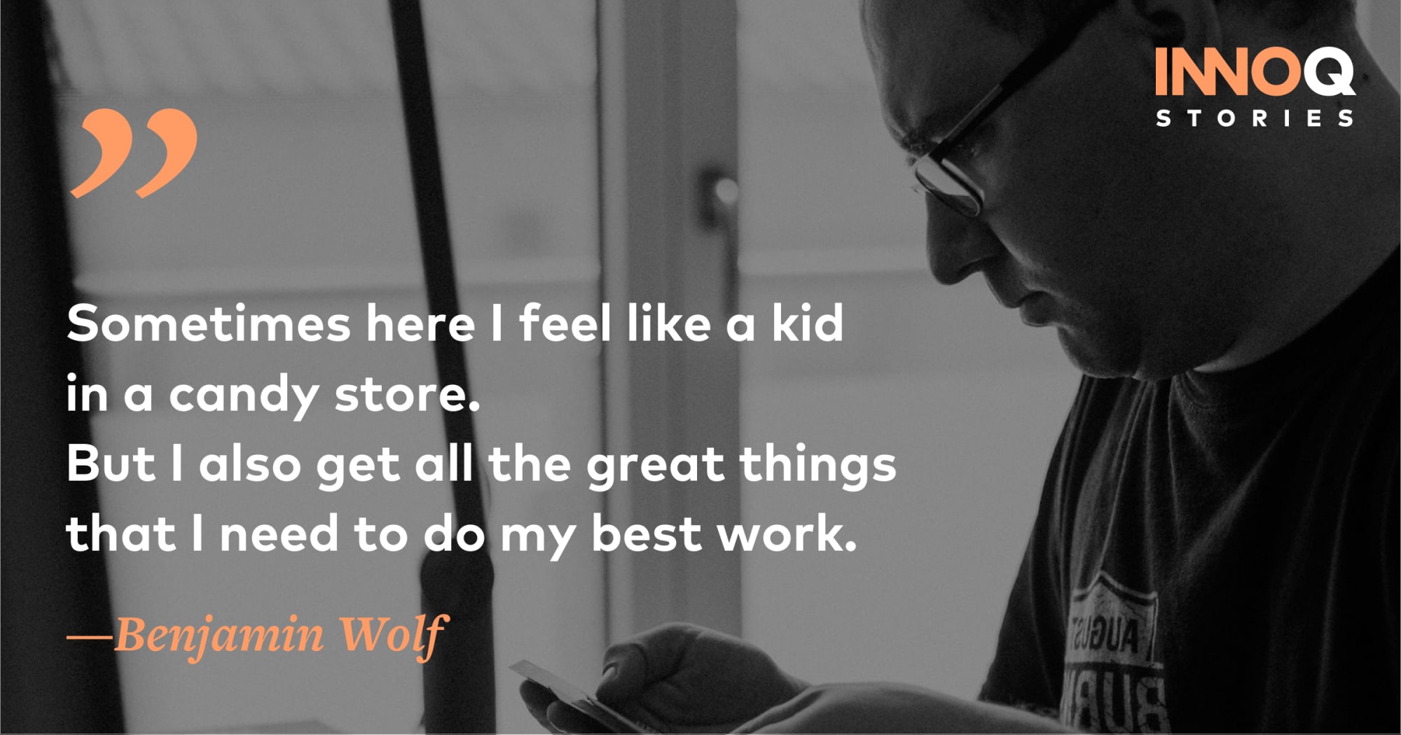 INNOQ Stories: Benjamin Wolf – From lone wolf to team player – INNOQ