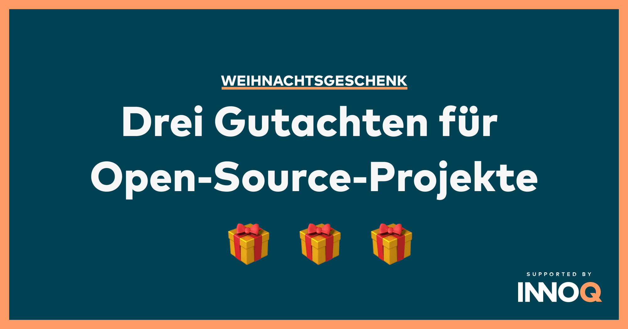 Weihnachtsaktion für Open-Source-Projekte: Gerrit Beine verschenkt drei ...