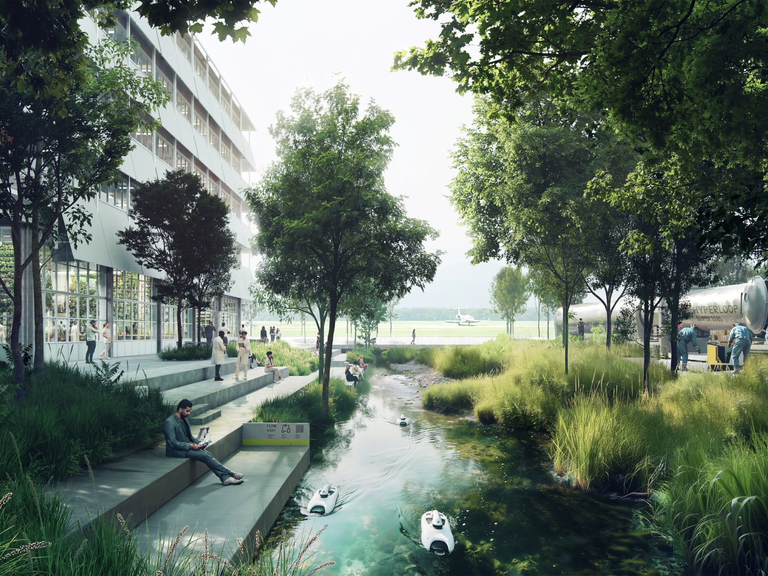 Open Space Concept – Park within the Park | Innovation Park Zurich