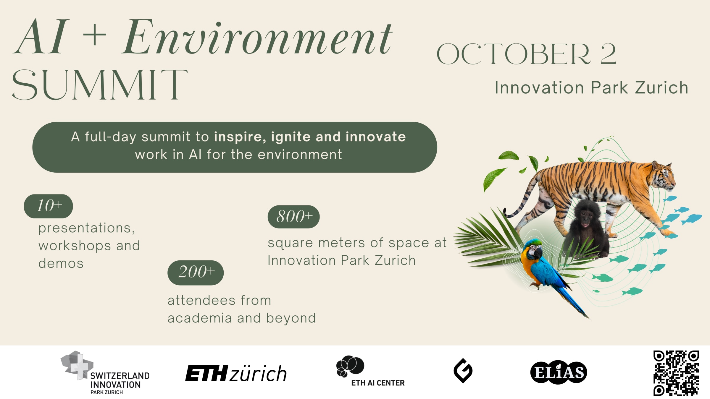 AI + Environment Summit | Innovation Park Zurich