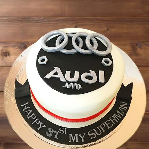 Order Audi Theme Cake online | free delivery in 3 hours - Flowera