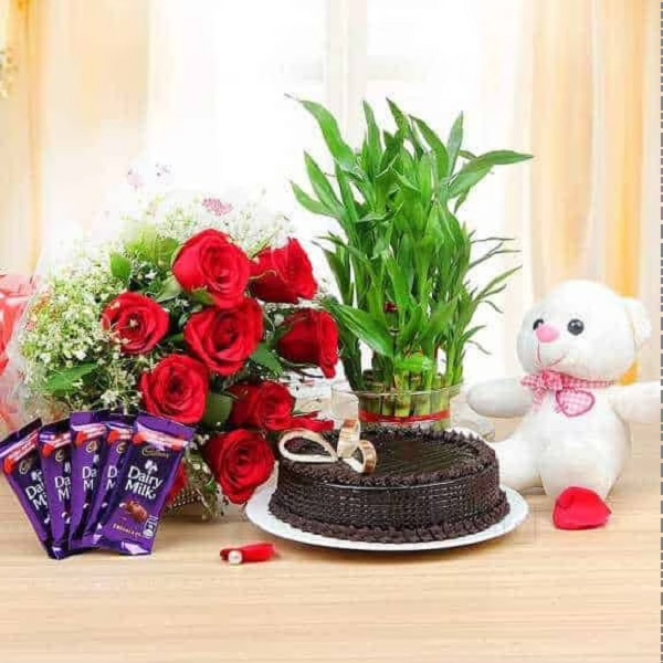 Order Good Luck bamboo Combo online | free delivery in 3 hours - Flowera