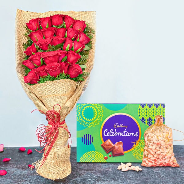 Order Diwali flowers with Dryfruits online | free delivery in 3 hours ...