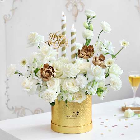 New years flowers store