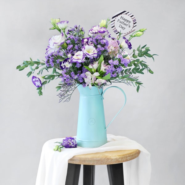 Purple Poise: Order Flowers Online | Interflora India