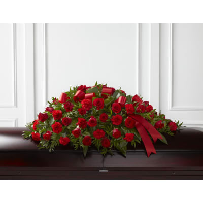 Dearly Departed Casket Spray: Order Flowers Online | Interflora India ...