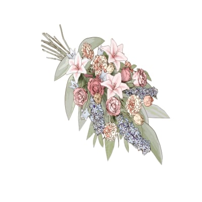 Funeral Sheaf: Order Flowers Online | Interflora India | ID1378737