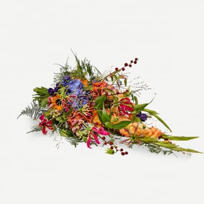 Funeral Spray a colorful farewell: Order Flowers Online | Interflora ...