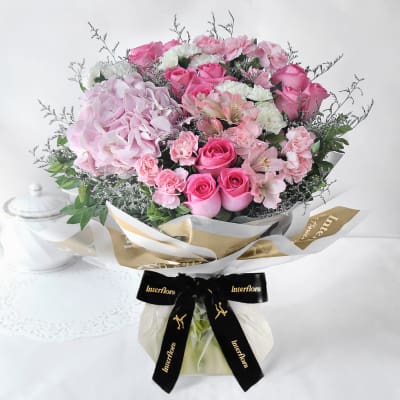 Pink Passion: Order Flowers Online | Interflora India
