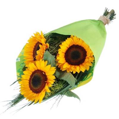 Three sunflowers composition: Order Flowers Online | Interflora India ...
