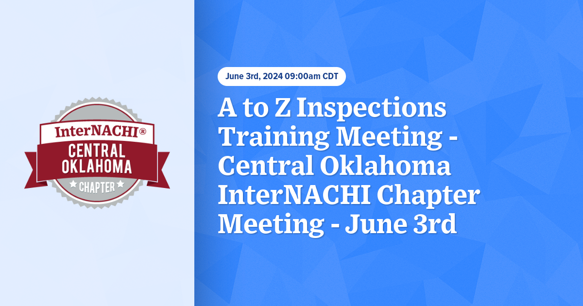 Central Oklahoma - InterNACHI®