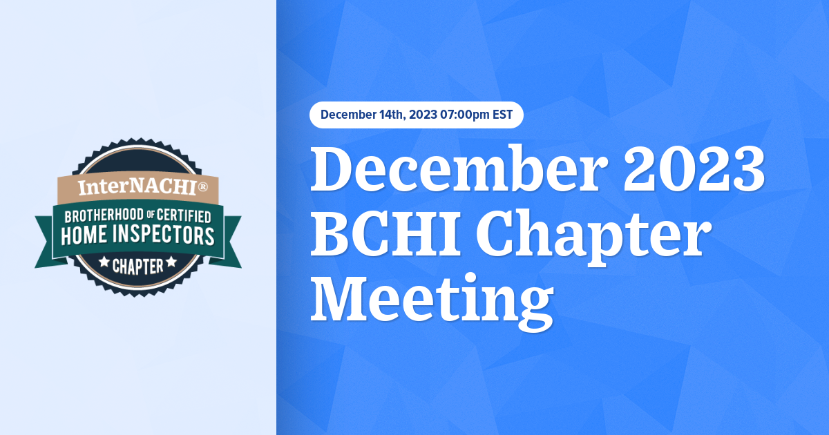 Brotherhood of Certified Home Inspectors - InterNACHI®