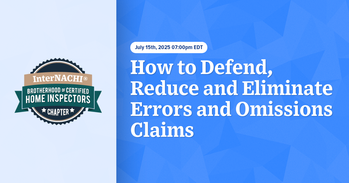 Brotherhood of Certified Home Inspectors - InterNACHI®