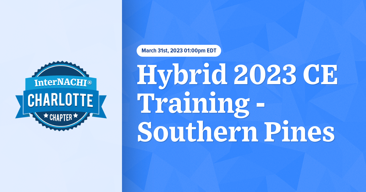 Charlotte Chapter - InterNACHI®