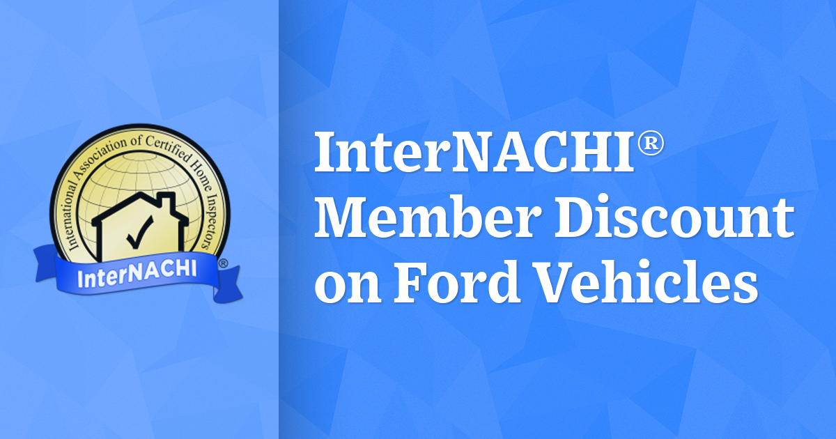 InterNACHI® Member Discount on Ford Vehicles