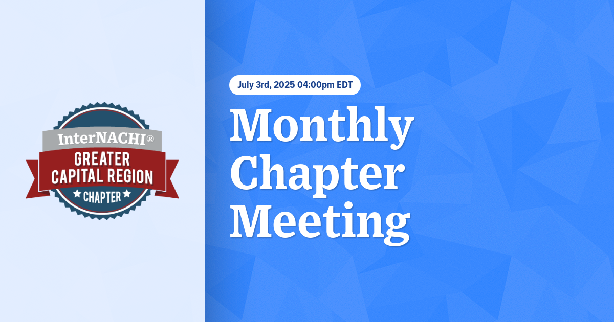 Greater Capital Region - InterNACHI®