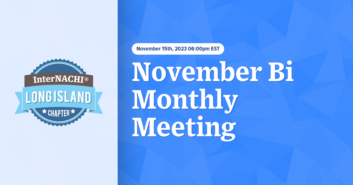 Long Island Chapter - InterNACHI®