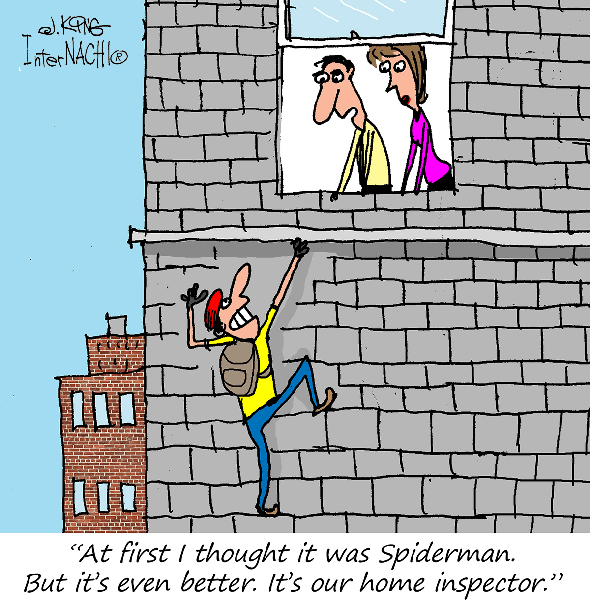 He's not Spiderman - Inspection Gallery - InterNACHI®