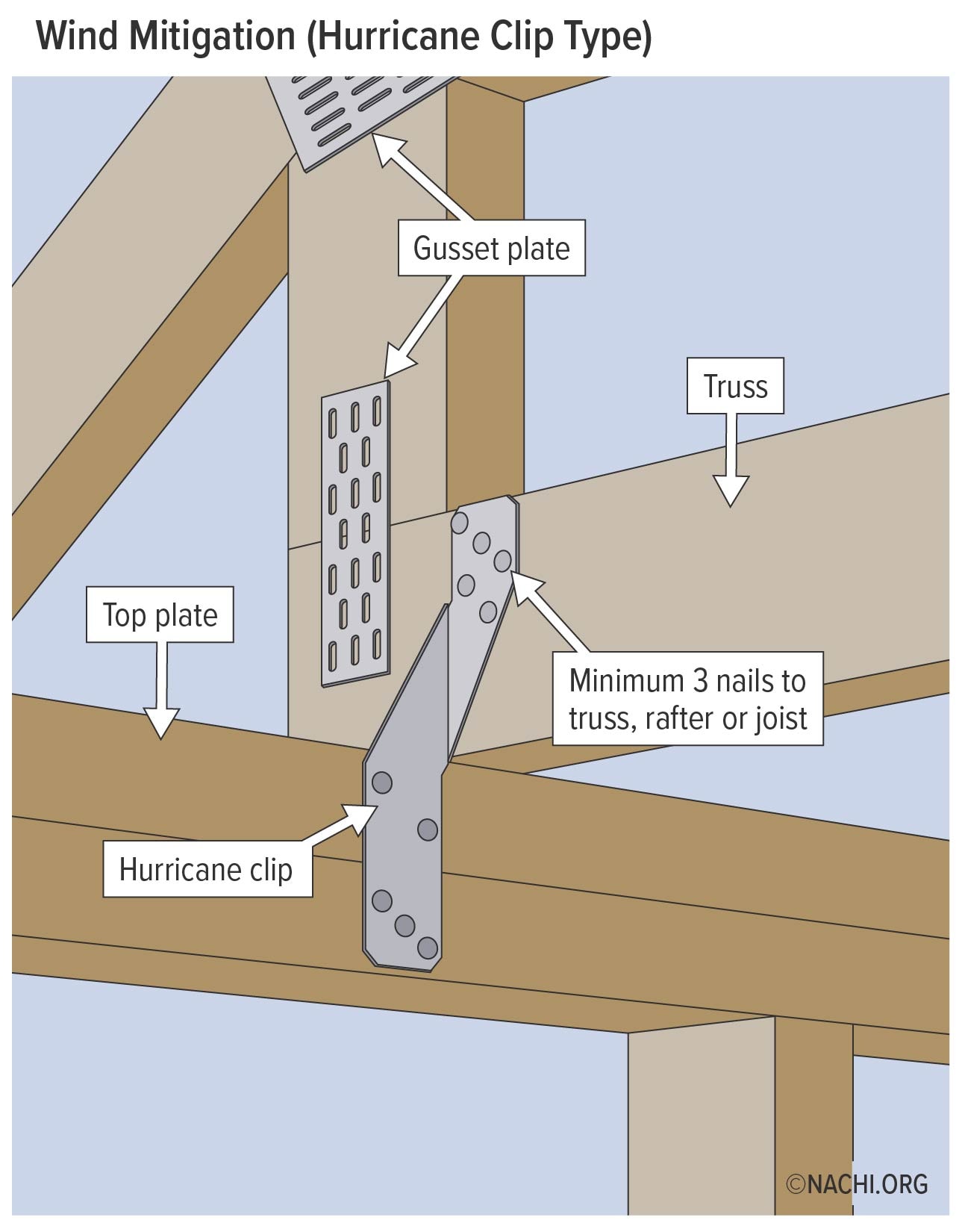 Wind Mitigation (Hurricane Clip Type) - Inspection Gallery - InterNACHI®