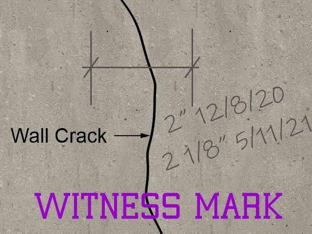 Witness Mark - Inspection Gallery - InterNACHI®