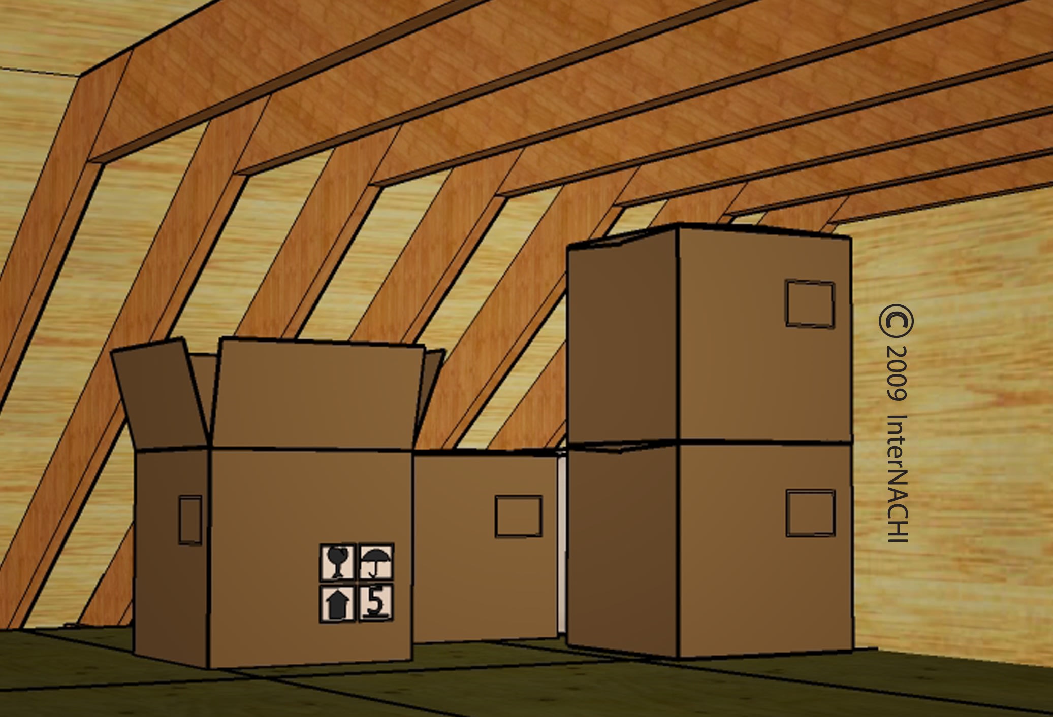 Restricted Attic Inspection - Inspection Gallery - InterNACHI®