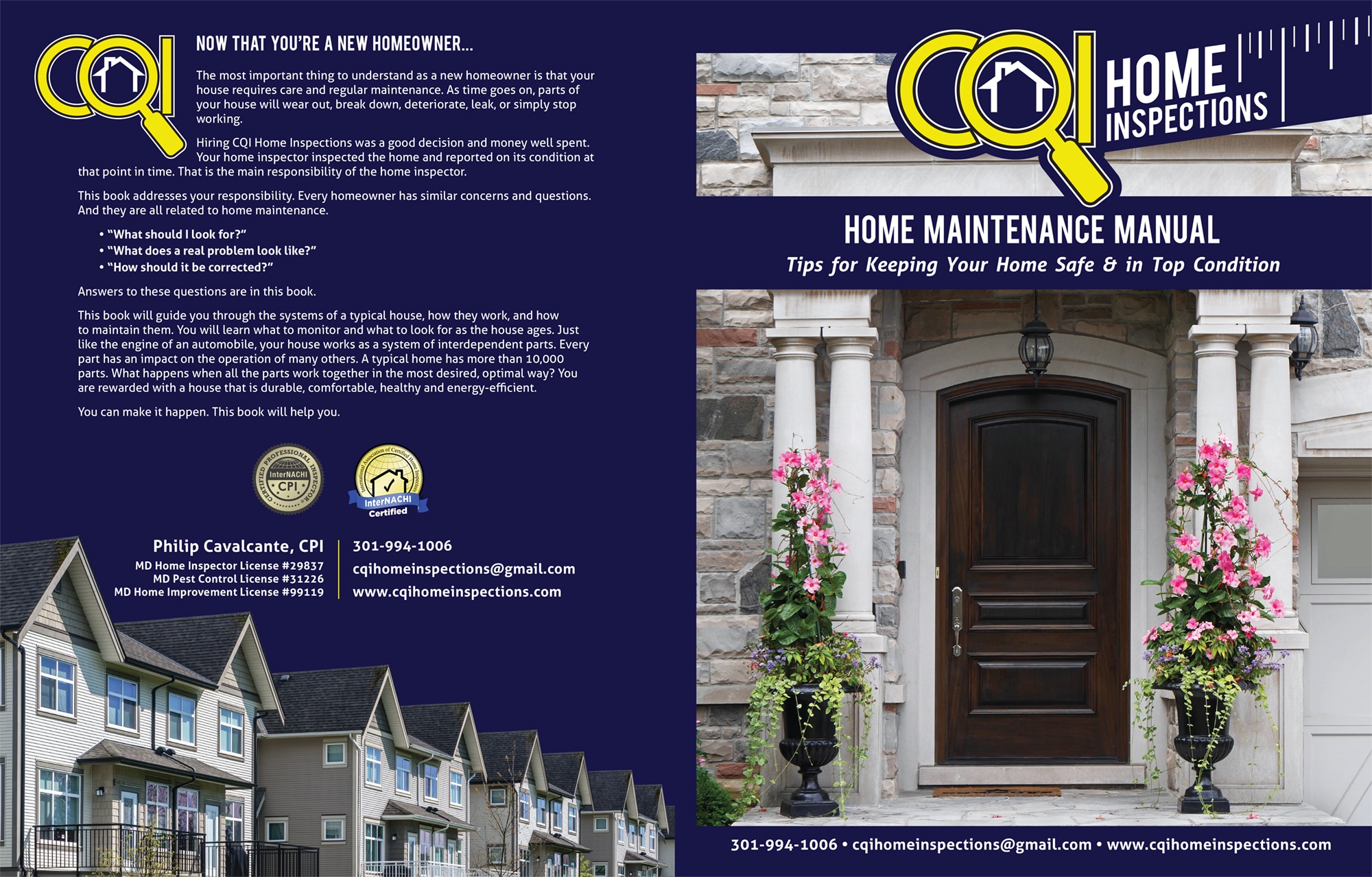 Custom Home Maintenance Books CQI Home Inspections - Inspection Gallery ...