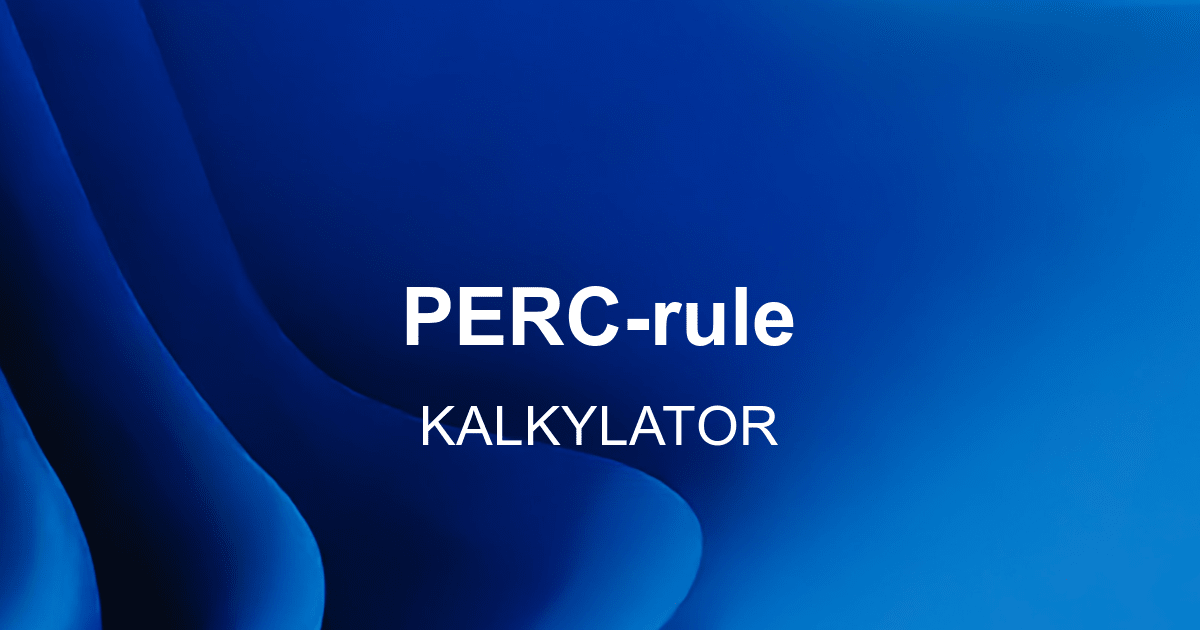 PERC-rule