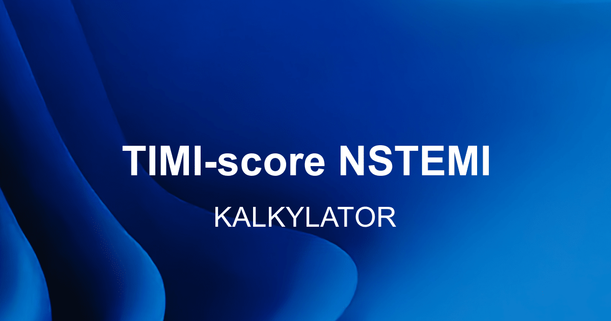 TIMI-score NSTEMI
