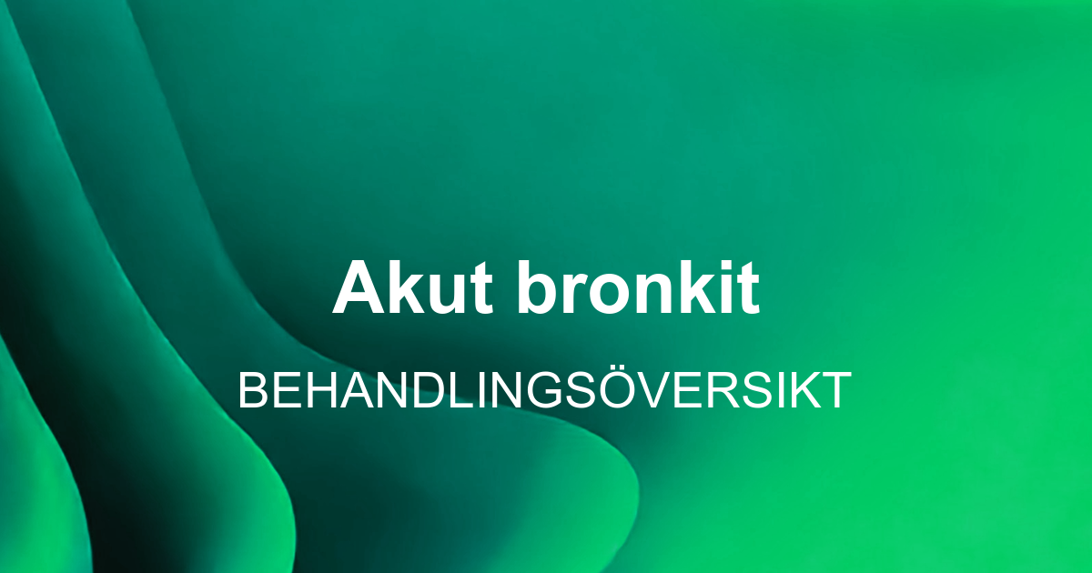 Akut bronkit
