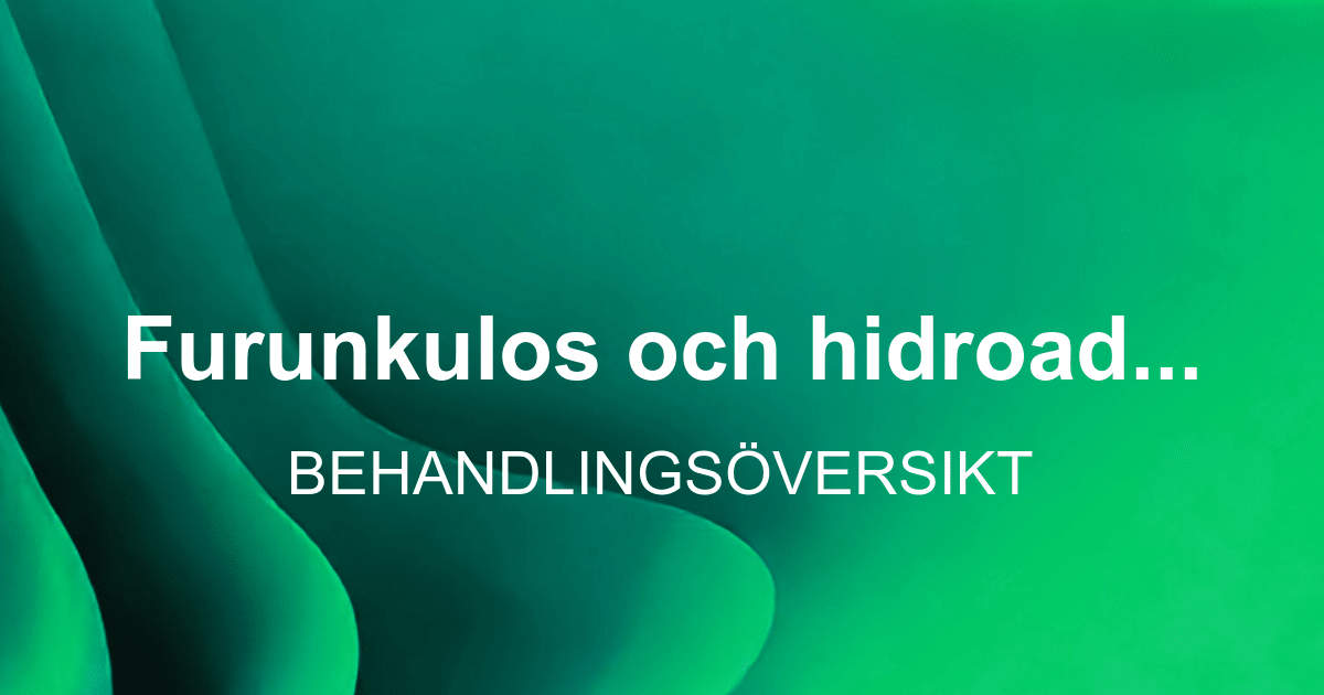Furunkulos och hidroadenit, recidiverande