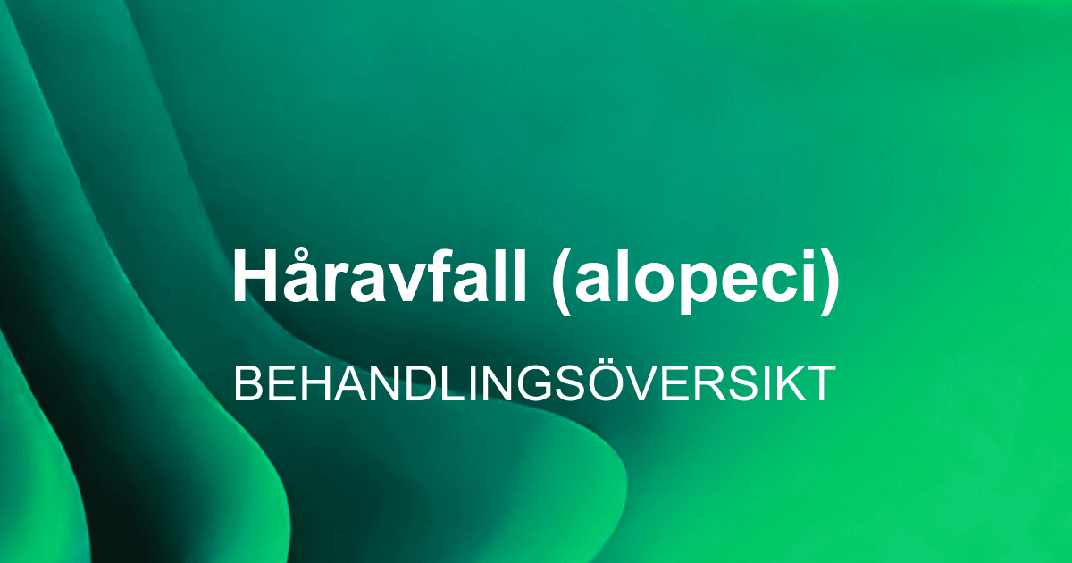 Håravfall (alopeci)