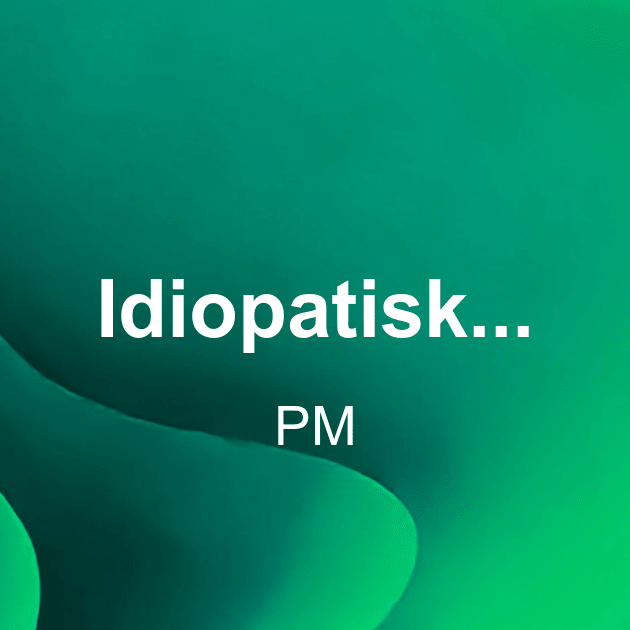 Idiopatiska inflammatoriska myopatier