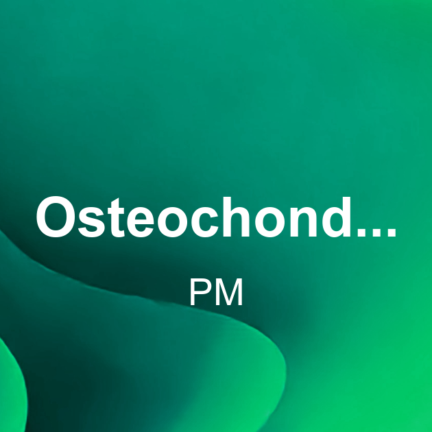 Osteochondritis Dissecans (OCD)