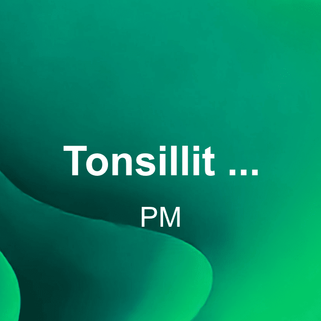 Tonsillit (halsfluss)