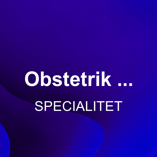 Obstetrik och gynekologi