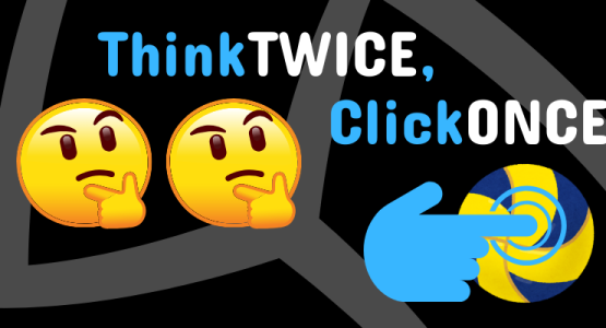 Think TWICE, Click ONCE Policy