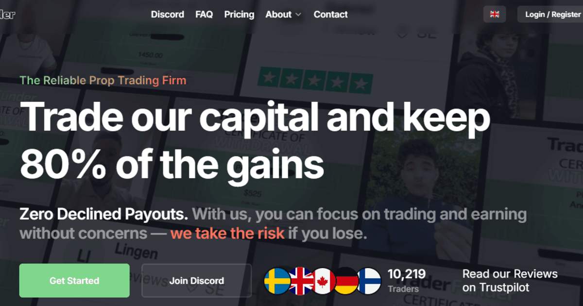 TraderFunder Review: Features, Rules, and Profit Split