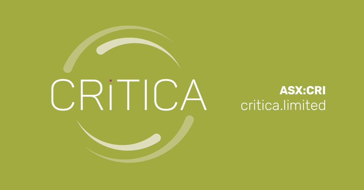 Investor dashboard | Critica Limited ASX:CRI