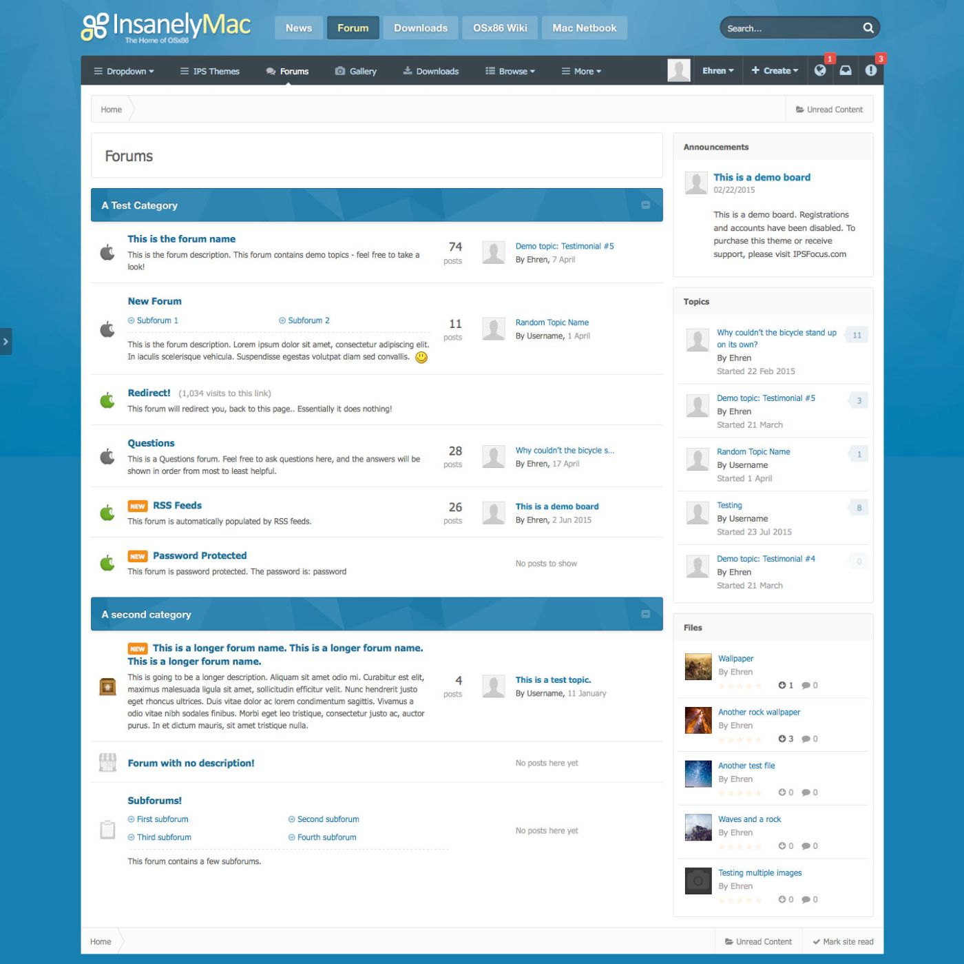 ipsfocus - Custom Theme Portfolio