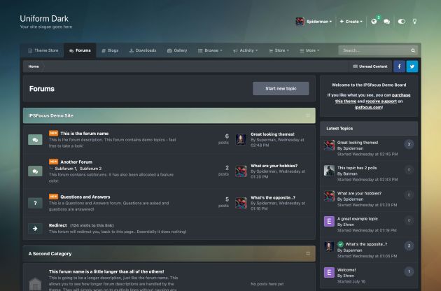 ipsfocus - IPS Themes - Uniform Dark