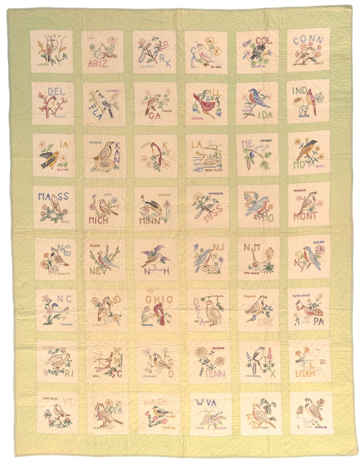 State Birds | International Quilt Museum - Lincoln, NE