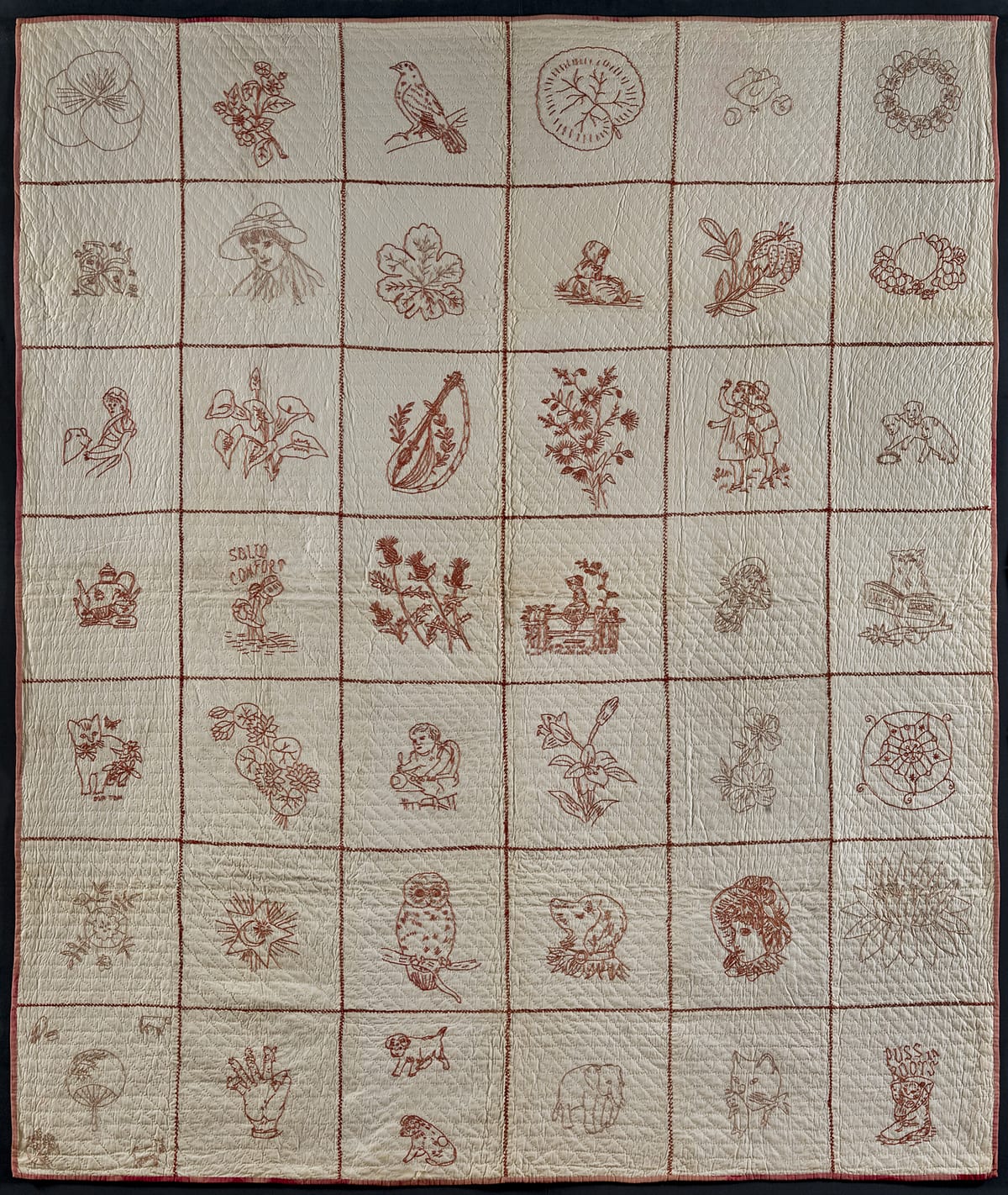 Redwork | International Quilt Museum - Lincoln, NE