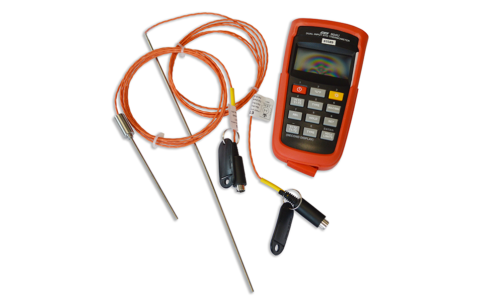 Thermometer Dual Input with DIA3x300mm Probe & DIA3x100mm Probe ...