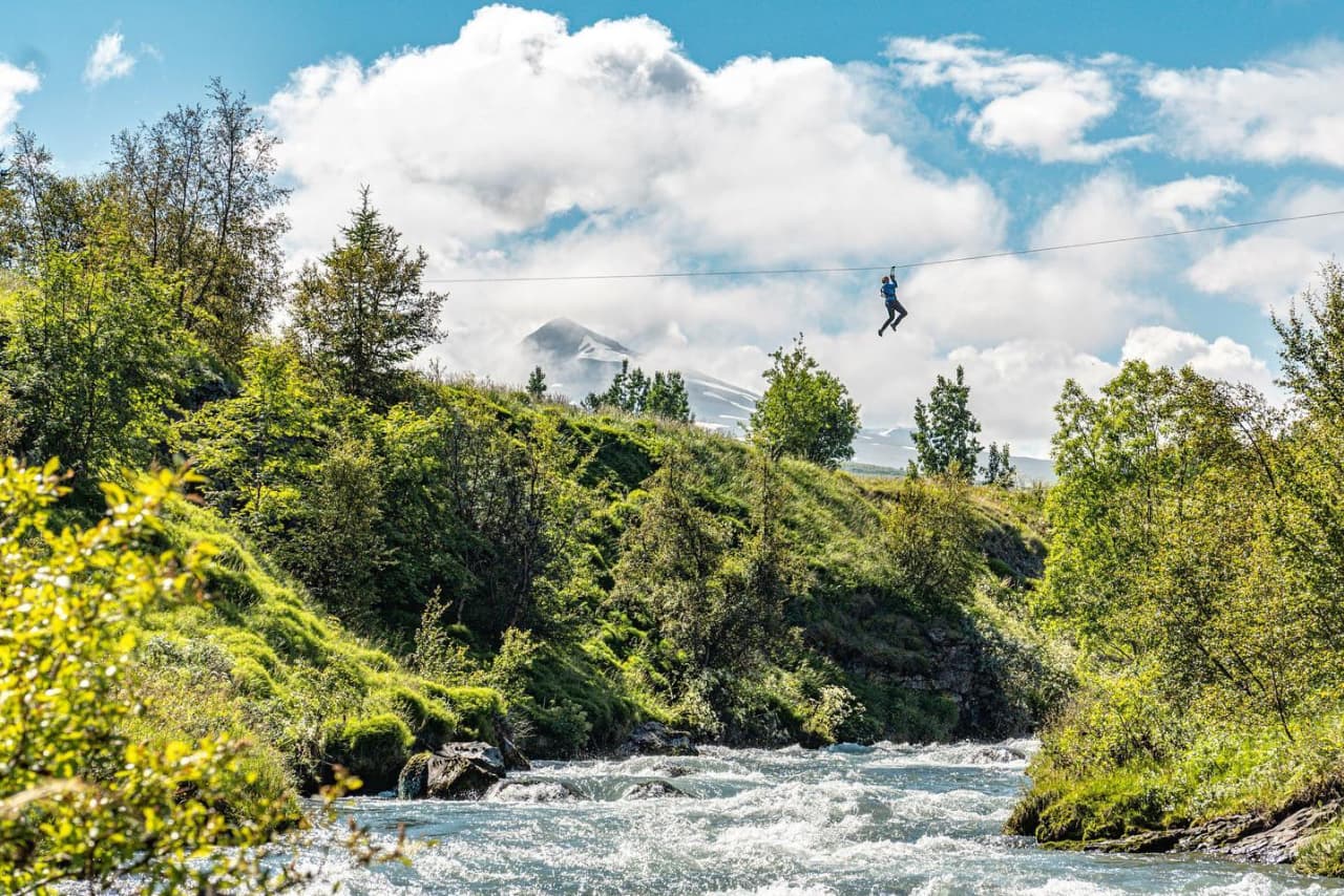 Zipline Akureyri | Visit North Iceland