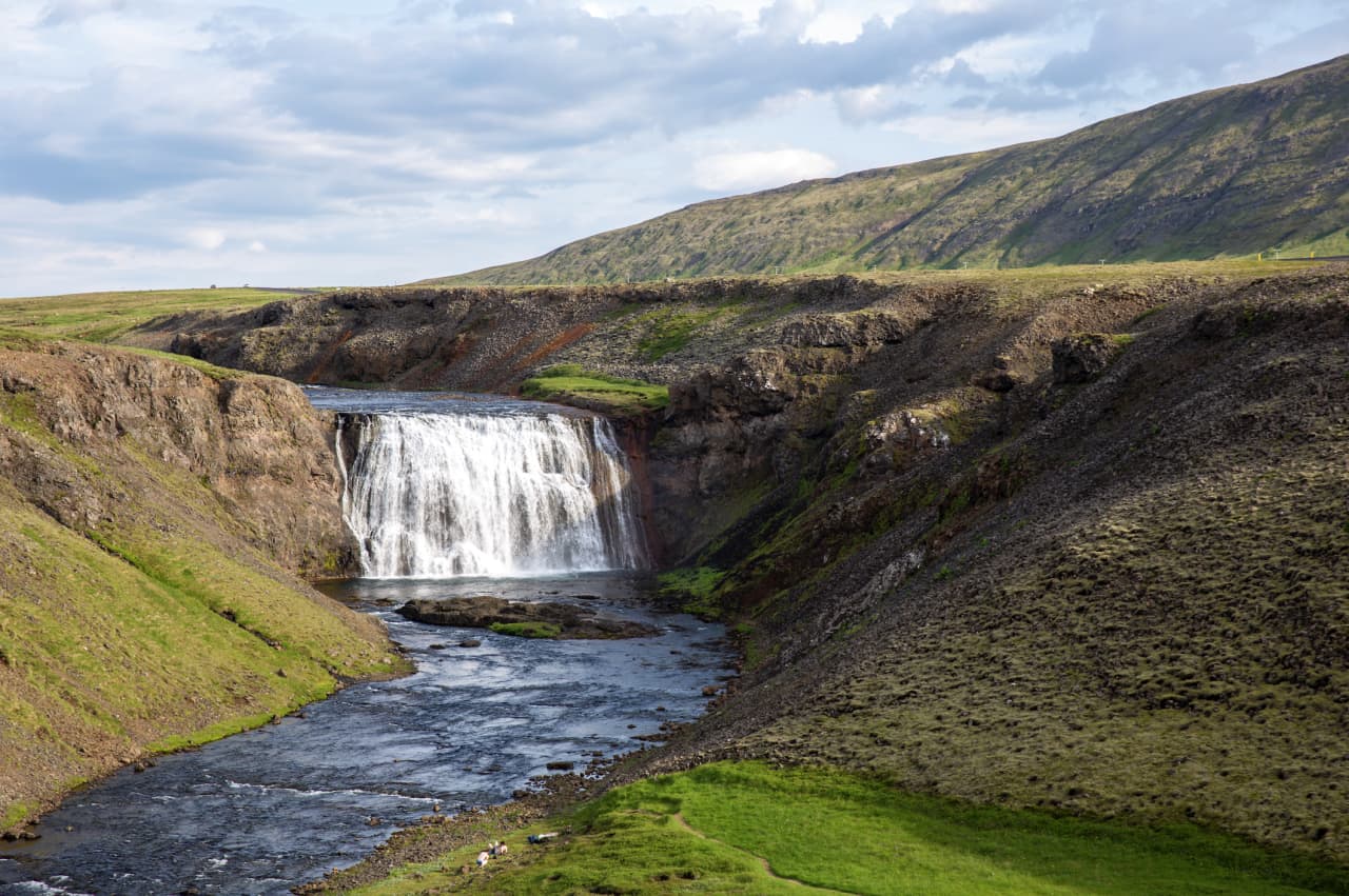 Þórufoss Waterfall in Kjós | West Iceland