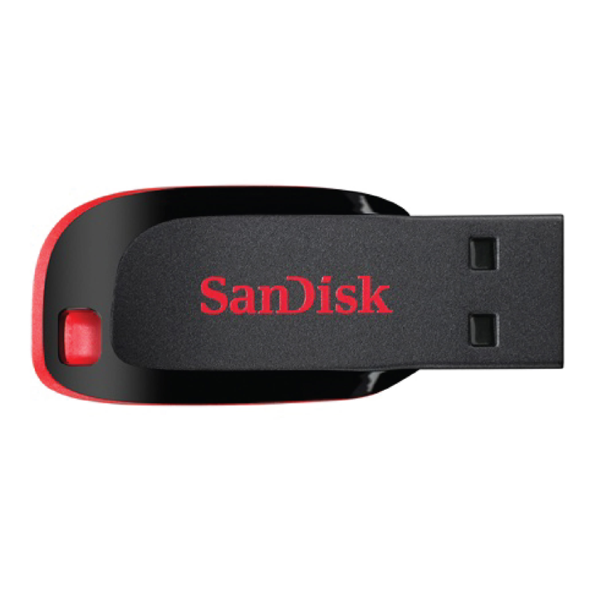 แฟลชไดร์ฟ SANDISK USB2.0 Cruzer Blade CZ50 128GB/BK With Red Flash Drives