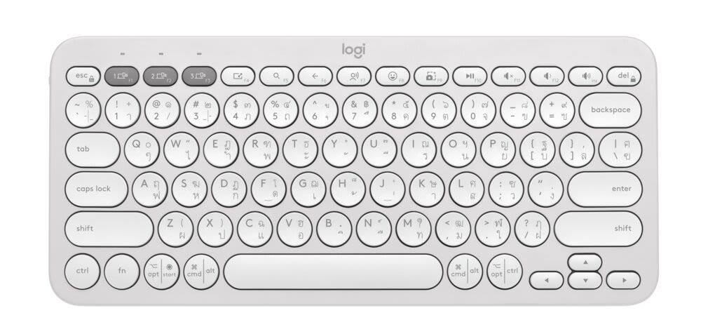 คีย์บอร์ด LOGITECH PEBBLE KEYS 2 K380S TONAL Keyboard